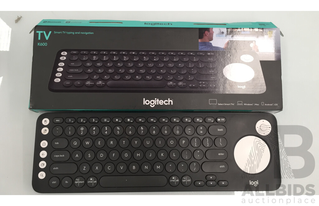 Logitech K600 Wireless Smart Tv Lot 1445803 Allbids