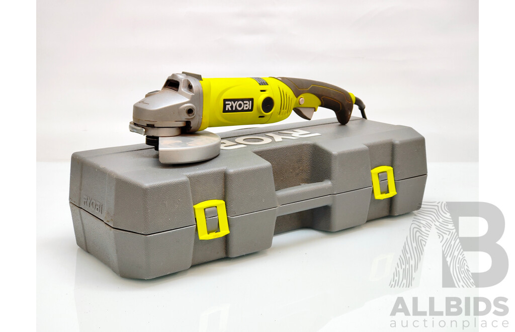 RYOBI 1500W Corded Angle Grinder Polisher Sander Lot 1486381 ALLBIDS