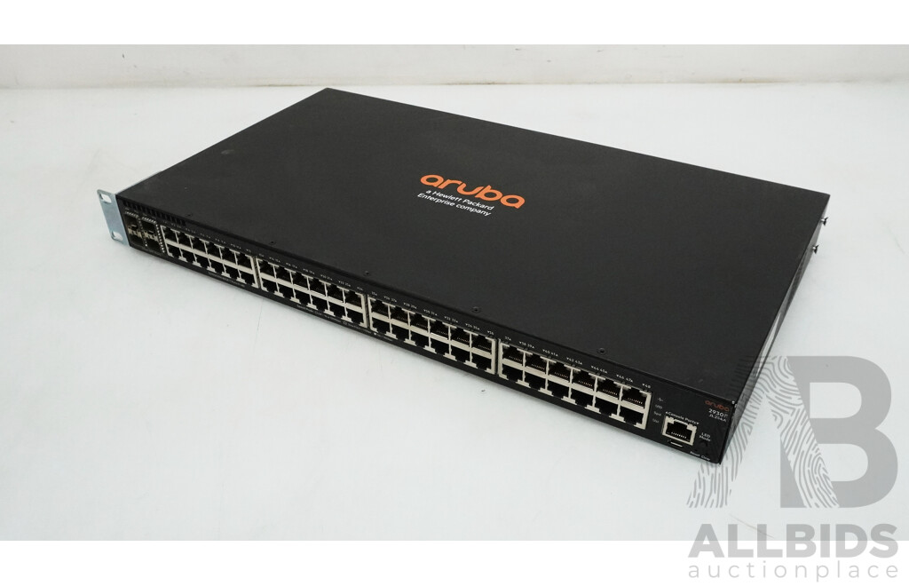 Aruba (JL254A) 2930F 48-Port 4SFP+ - Lot 1547554 | ALLBIDS