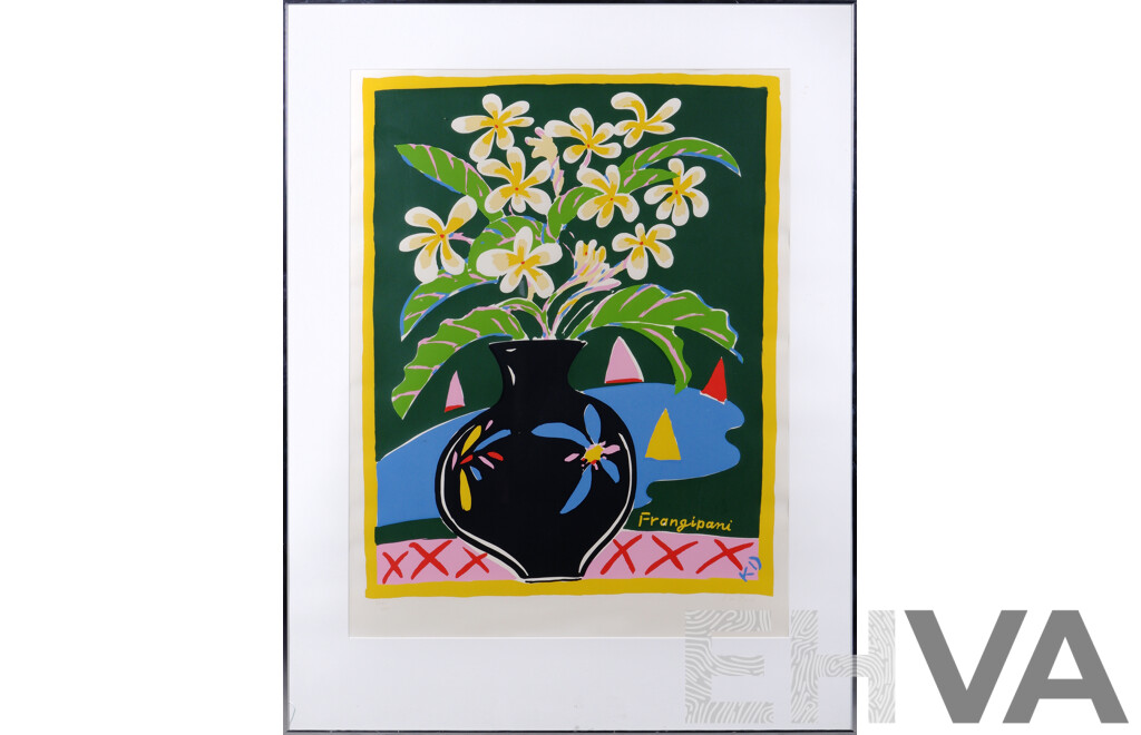 Ken Done (born 1940), Frangipani, - Lot 1547742 | EHVA