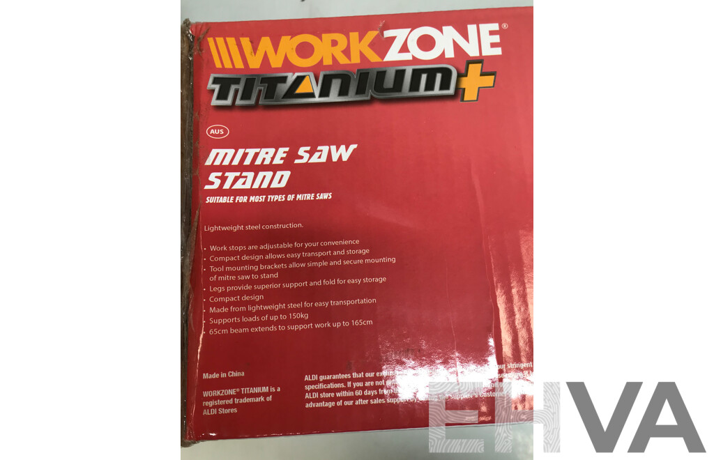 Workzone Titanium Sliding Mitre Lot 1560460 EHVA