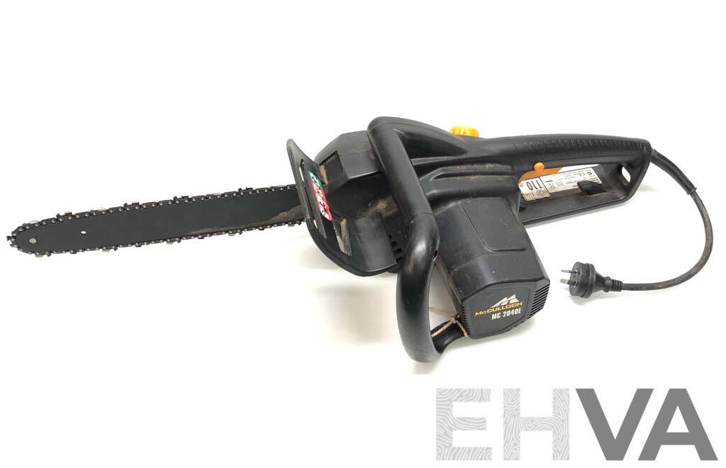 Mcculloch 14 electric chainsaw store
