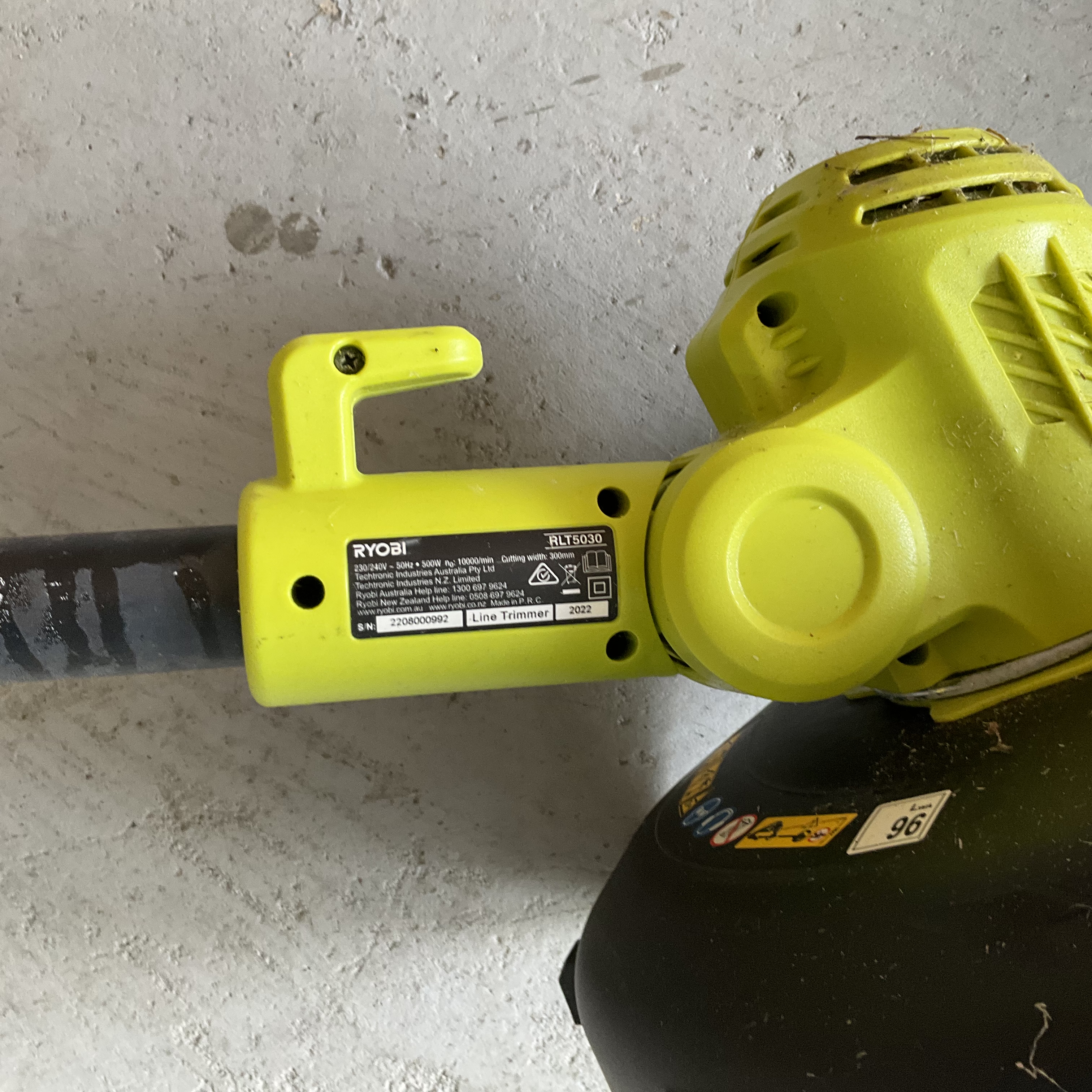 RYOBI RLT5030 Line Trimmer TROJAN Lot 1566672 EHVA