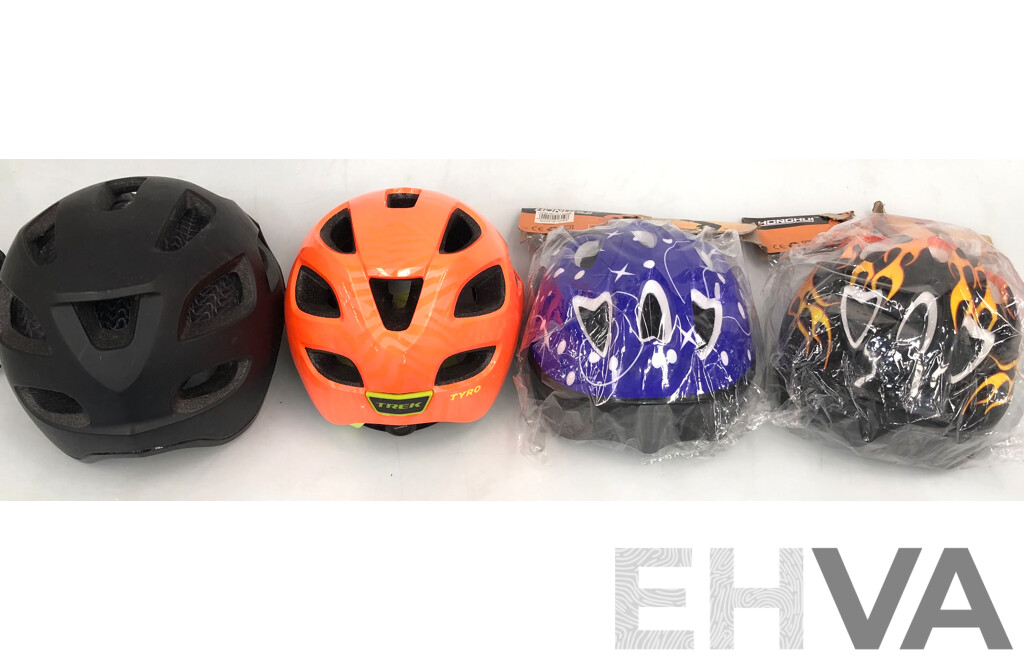 Bike Helmets Lot of Four - Lot 1632483 | EHVA